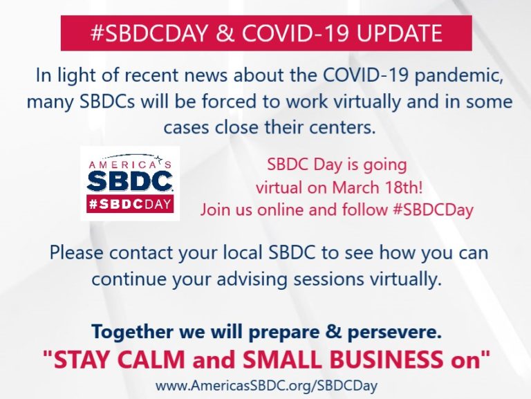 SBDC: We’re adjusting and here to help as best we can - Small Business ...